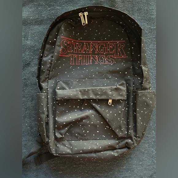 Loungefly | Bags | Loungefly Stranger Things Netflix Backpack Black ...